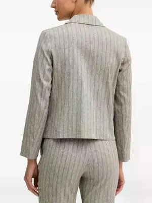 Sisley Pinstripe-pattern Double-breasted Blazer