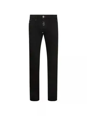 Philipp Plein Straight Supreme Fit Jeans Basic - Black