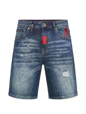 Philipp Plein Denim Formentera Shorts Basics - Blue
