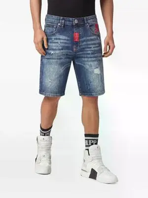 Philipp Plein Denim Formentera Shorts Basics