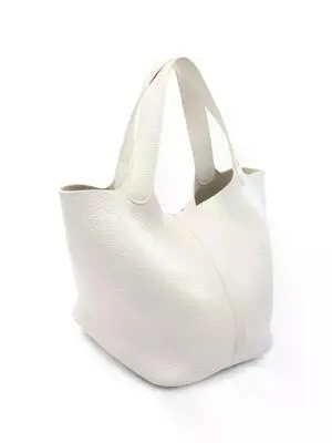 Hermès 2000s Mm Picotin Lock Tote Bag - White