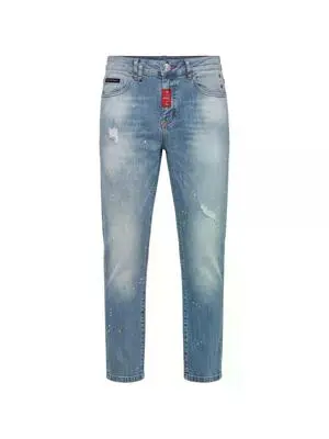 Philipp Plein New Tapered Fit Jeans Basic - Blue