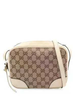 Gucci 2010s Bree Gg Canvas Crossbody Bag - Neutrals