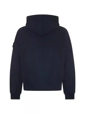 Stone Island Logo-patch Long-sleeve Hoodie