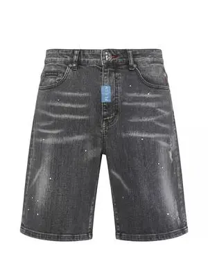 Philipp Plein Denim Formentera Shorts Basic - Grey