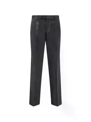 GERMANO 1952 Pressed Crease Straight-leg Trousers - Blue