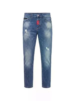 Philipp Plein New Tapered Fit Jeans Basic - Blue