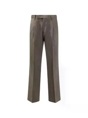 GERMANO 1952 Pleated-detail Tailored Trousers - Black