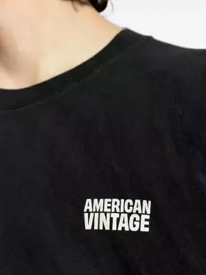 American Vintage Logo-print T-shirt