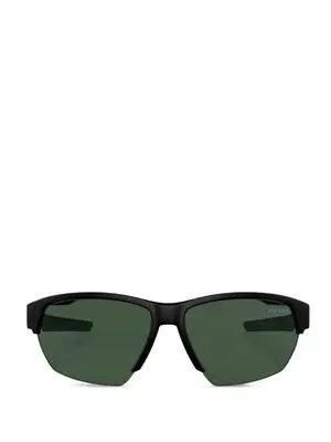 Prada Geometric Frame Sunglasses - Black