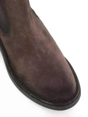 ALEXANDER HOTTO Suede Slip-on Ankle Boots