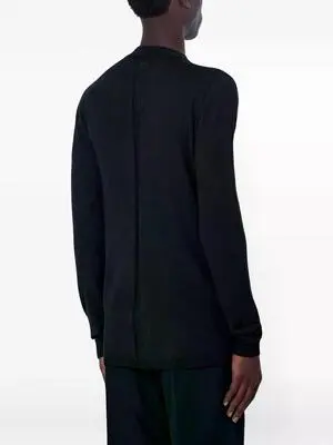 Rick Owens Level Lupetto Long-sleeve Sweater - Black
