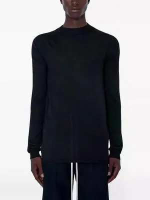 Rick Owens Level Lupetto Long-sleeve Sweater - Black