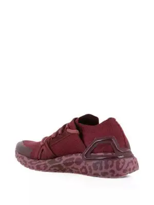 Adidas By Stella McCartney Ultraboost 20 Leopard-print Sneakers - Red