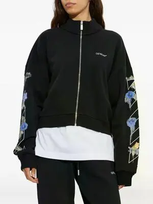 Off-White Arrows Floral-print Sweatshirt