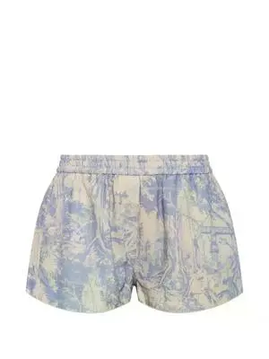 Off-White Printed Elasticated-waist Shorts