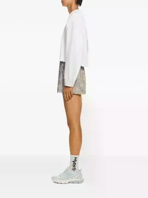 Off-White Printed Elasticated Waist Shorts