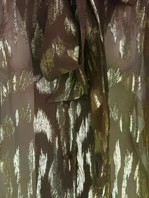 Valentino Garavani Metallic Pussy-bow Shirt