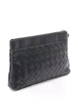 Bottega Veneta Intrecciato Prism Pouch Clutch Bag