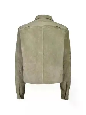 Rick Owens Alice Suede Panelled Jacket