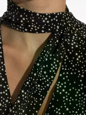 Valentino Garavani Star-print Silk Shirt