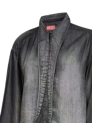 DIESEL® Scarf-collar Dégradé Shirt