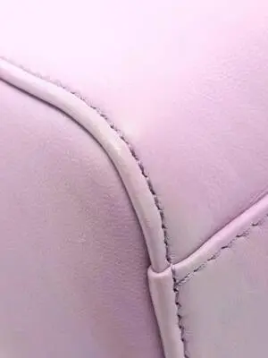 Fendi Mini Peekaboo Leather Tote Bag - Purple