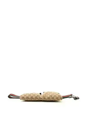 Gucci Gg Canvas Web Double Pocket Belt Bag - Neutrals