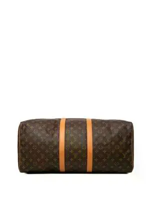 LOUIS VUITTON 2001 Monogram Keepall 55 Travel Bag