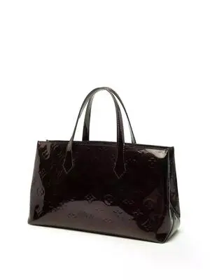 LOUIS VUITTON Monogram Vernis Wilshire Pm Handbag - Purple