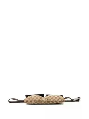 Gucci 2000-2015 Gg Canvas Double Pocket Belt Bag