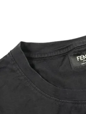 Fendi 2000s Ff Labyrinth Embroidery Short-sleeve T-shirt
