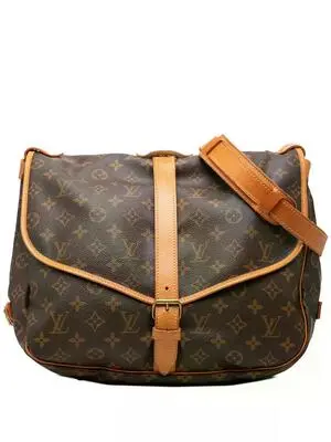 LOUIS VUITTON Monogram Saumur 35 Crossbody Bag