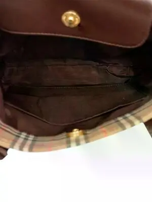 Burberry Haymarket Check Canvas Tote Bag