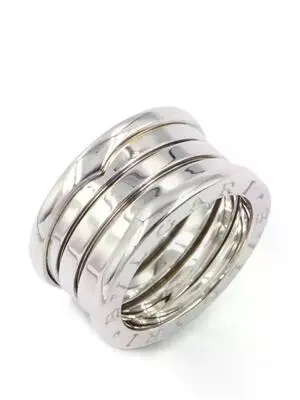 BVLGARI 18k White Gold B.zero1 Four-band Ring