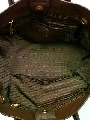 Prada Vitello Daino Convertible Tote Satchel
