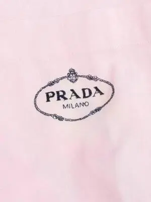 Prada Logo-embroidered Pocket Shirt