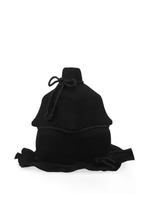 Henrik Vibskov Christo Wrap Ruffled Hat - Black