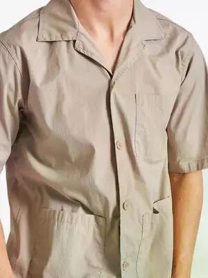 Aspesi Patch-pocket Spread-collar Shirt