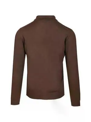 Fedeli Button-down Polo Collar Sweater