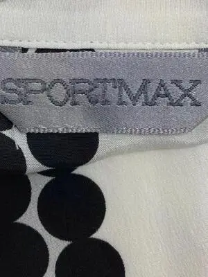 Sportmax Polka-dot Silk Shirt Dress