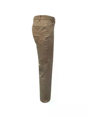 Theory Beige Cropped Trousers - Neutrals