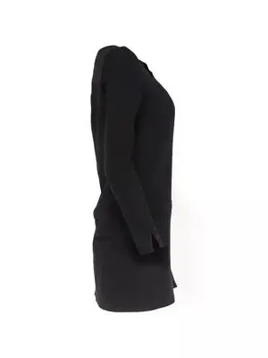 Ba&sh Asymmetric Long-sleeve Dress