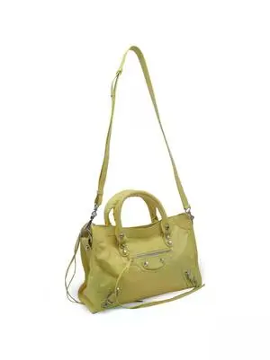 Balenciaga Le City Leather Tote Bag - Yellow