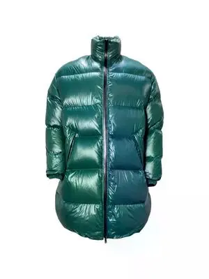 Bottega Veneta Padded Quilted Hooded Zip Up Coat