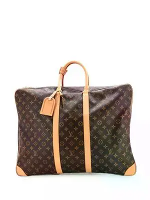 LOUIS VUITTON Sirius Handbag Monogram Canvas 55 Satchel - Brown