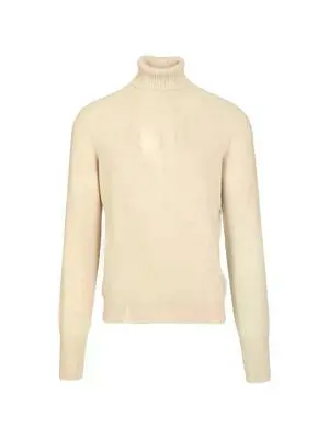 Fedeli Cashmere Roll-neck Sweater - Neutrals