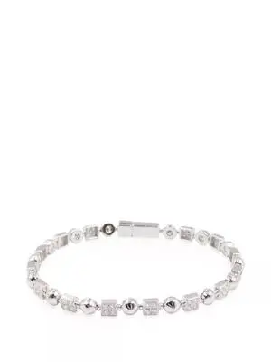 BVLGARI 18k White Gold Diamond Bracelet