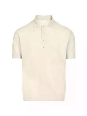 PAOLO PECORA Short-sleeve Knitted Polo Shirt