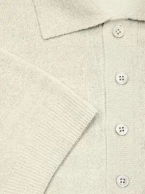 PAOLO PECORA Short-sleeve Knitted Polo Shirt